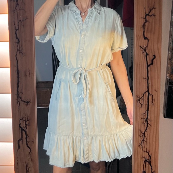 Velvet Heart | Dresses | Velvet Heart Super Soft Flowy Blue Tiewaist ...